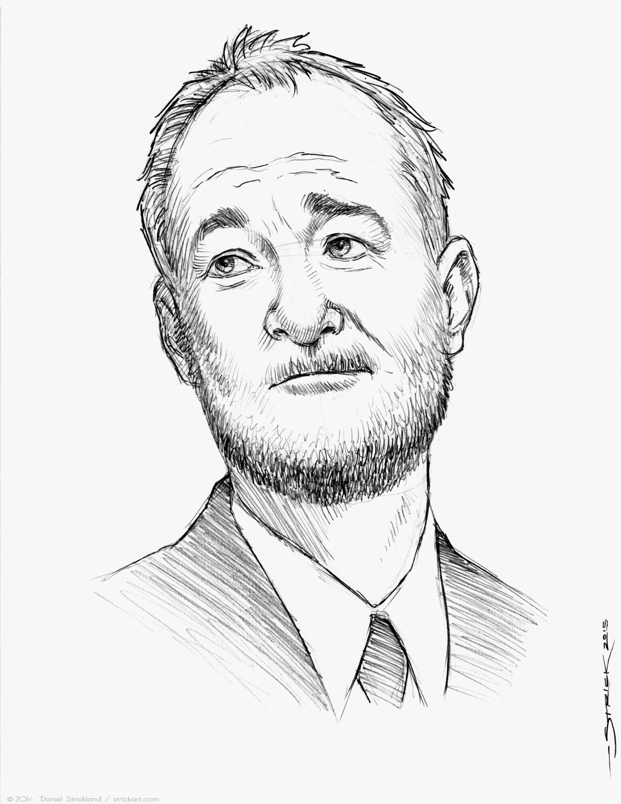 bill murray drawing